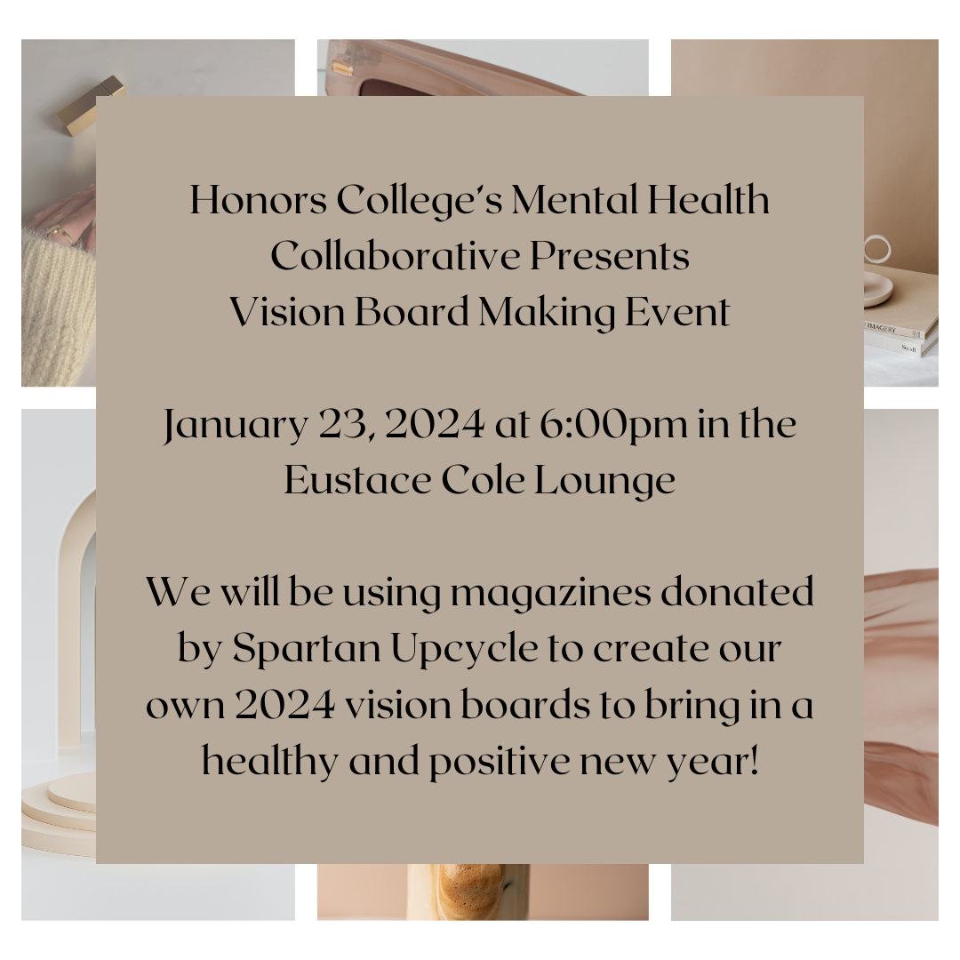 HC Mental Health Collaborative - Vision Board Making - MSU Honors College